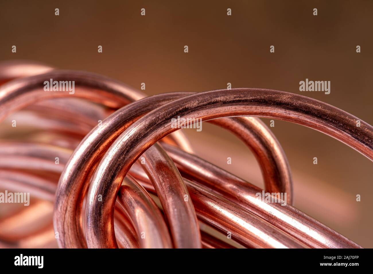Copper raw industry, shiny cu wire Stock Photo - Alamy