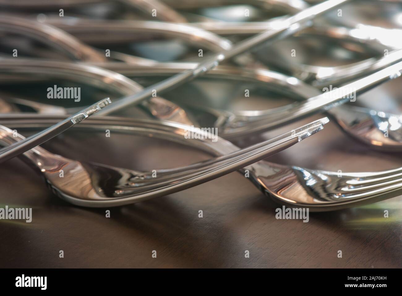 Dinner set silverware hi-res stock photography and images - Alamy