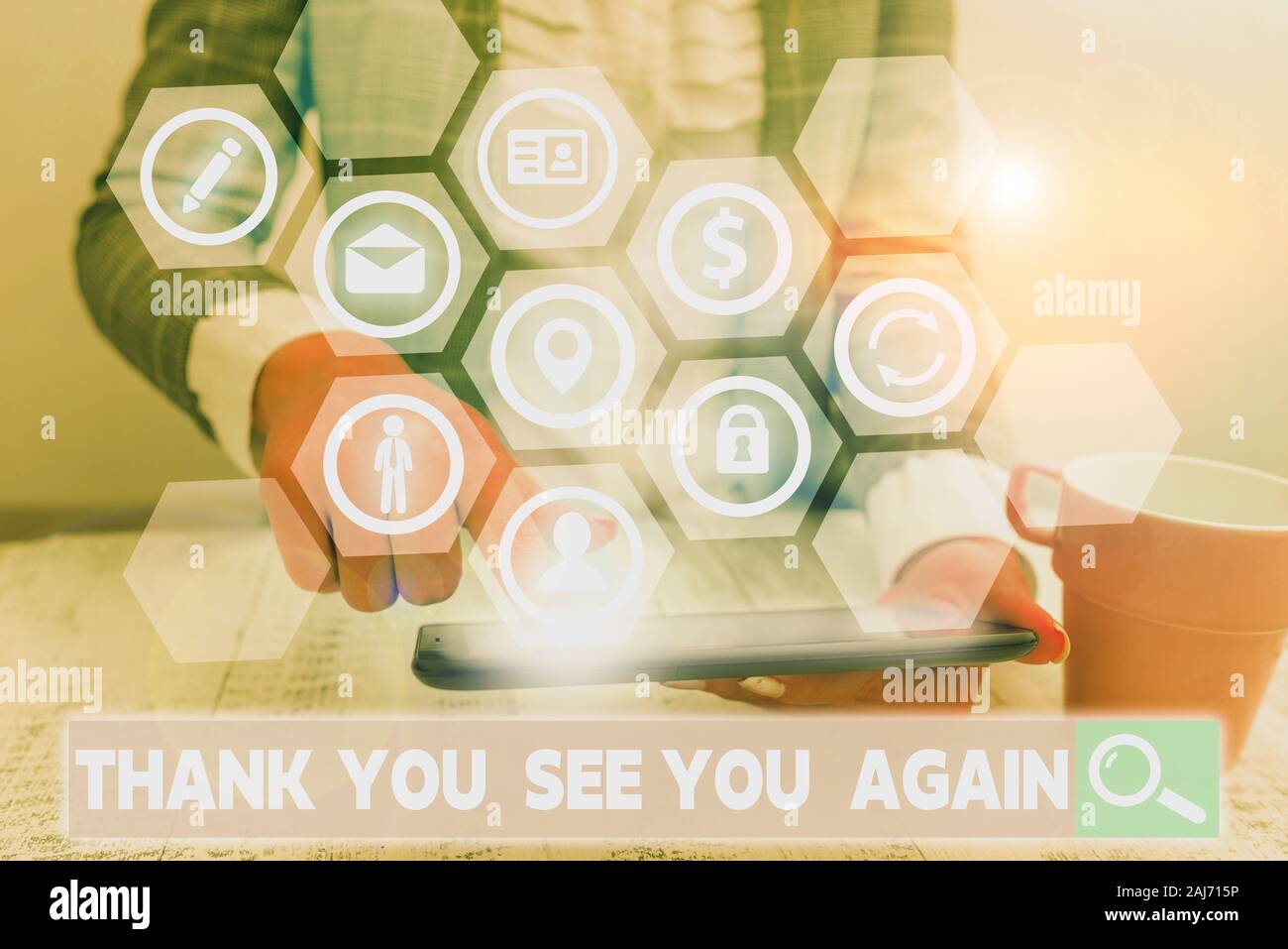 Conceptual hand writing showing Thank You See You Again. Concept ...