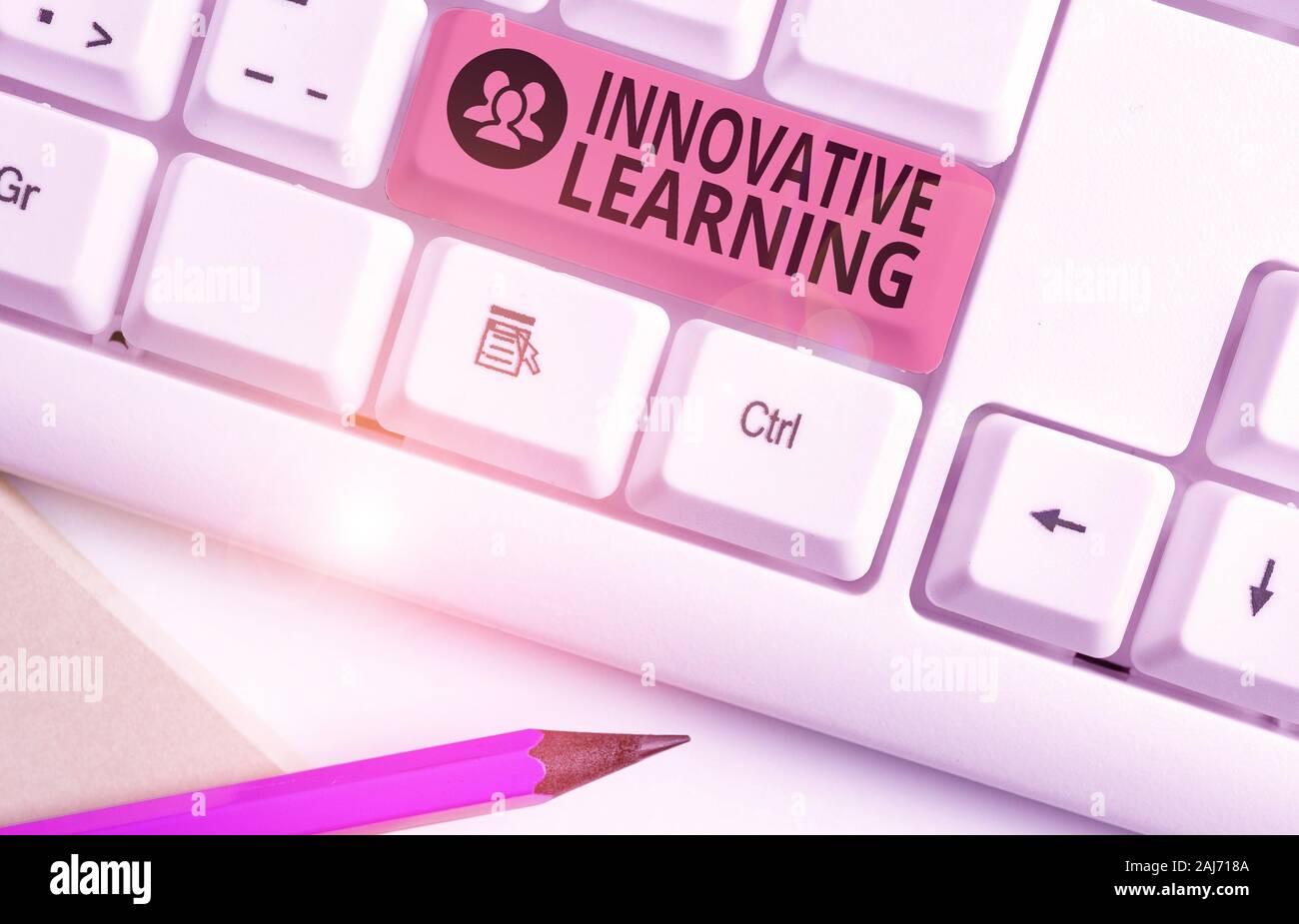 Text sign showing Innovative Learning. Business photo showcasing ...