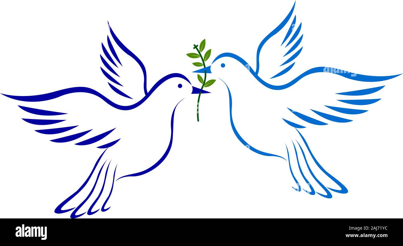 Doves logo hi-res stock photography and images - Alamy