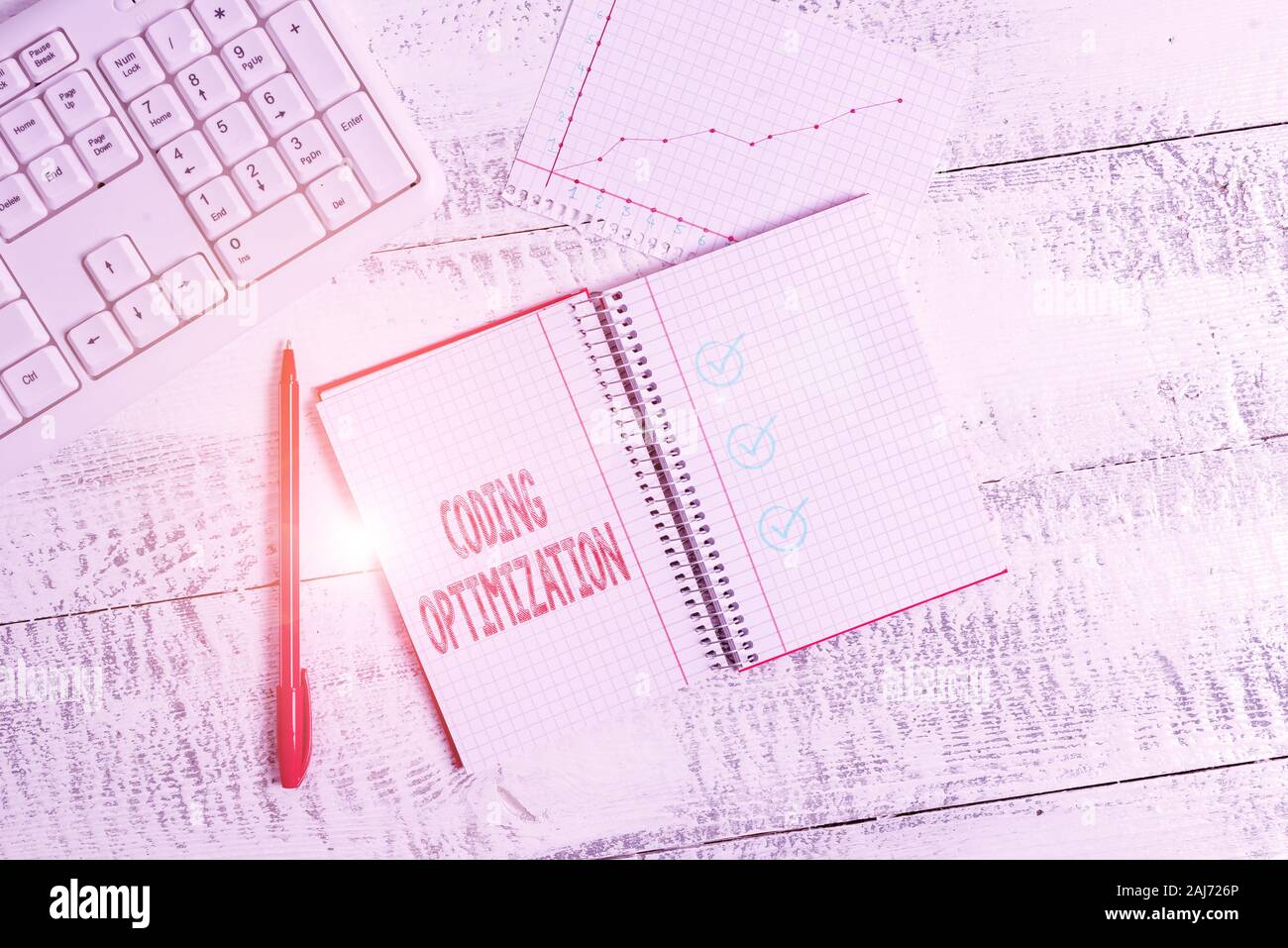 Conceptual Hand Writing Showing Coding Optimization Concept Meaning Method Of Code Modification