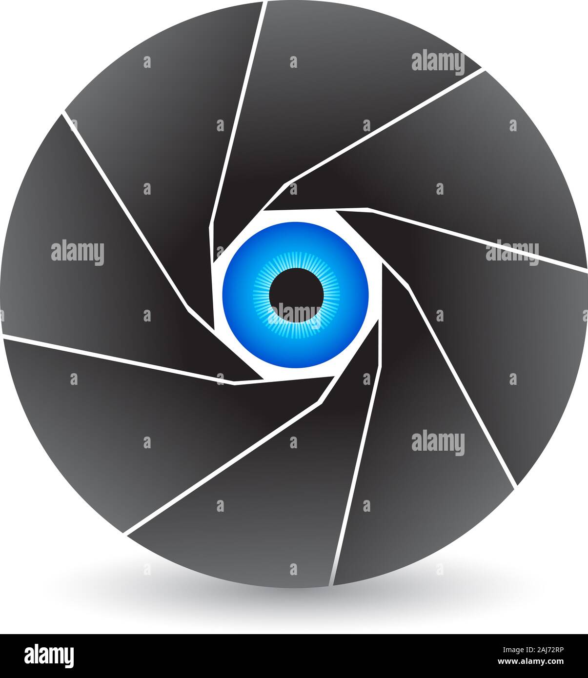 eye shutter logo Stock Photo - Alamy