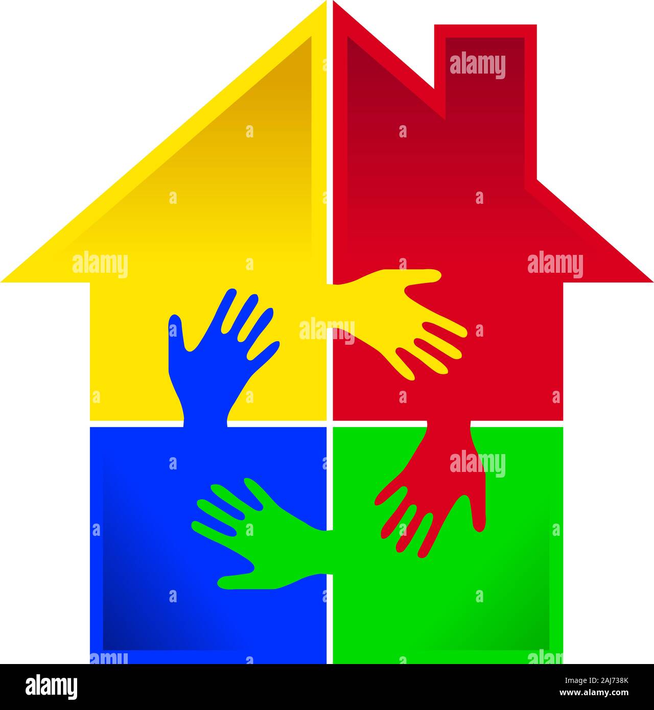 Puzzle logos hi-res stock photography and images - Alamy