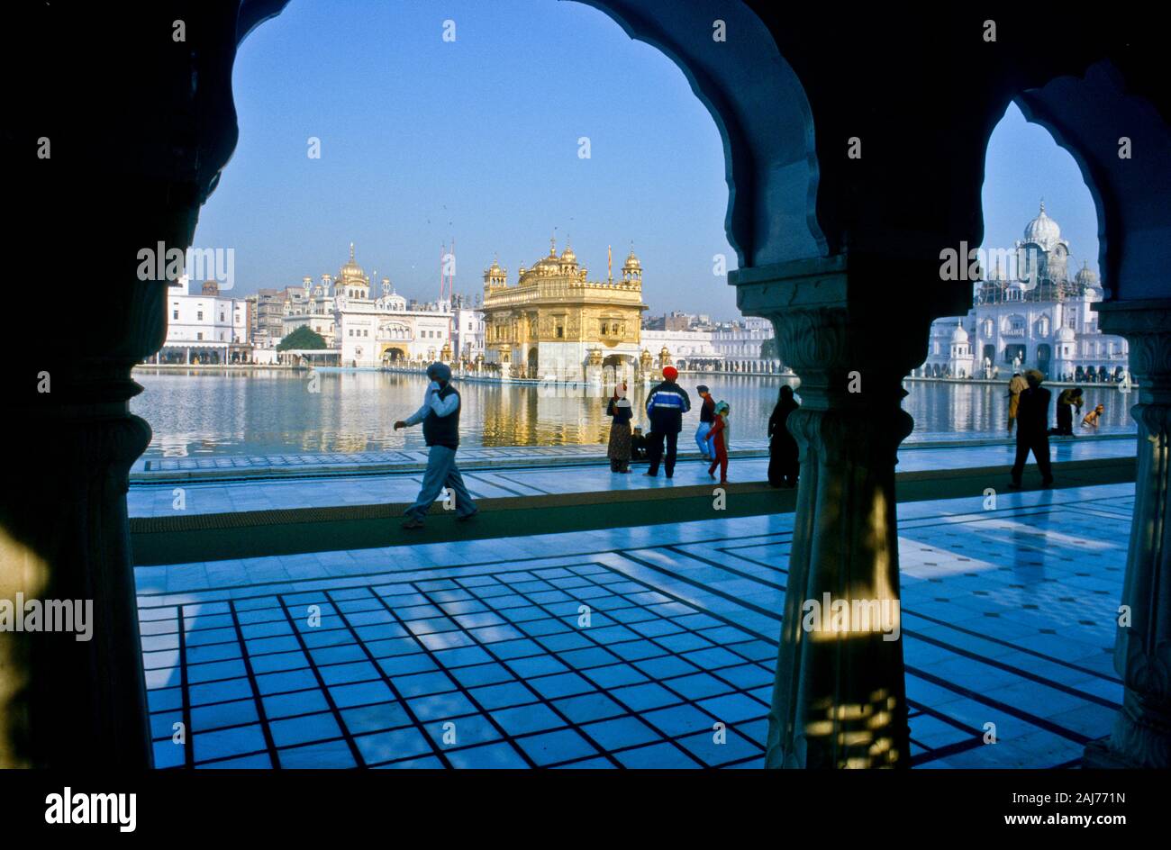 The Golden Temple, the most important and sacred place for Sikh's Stock ...