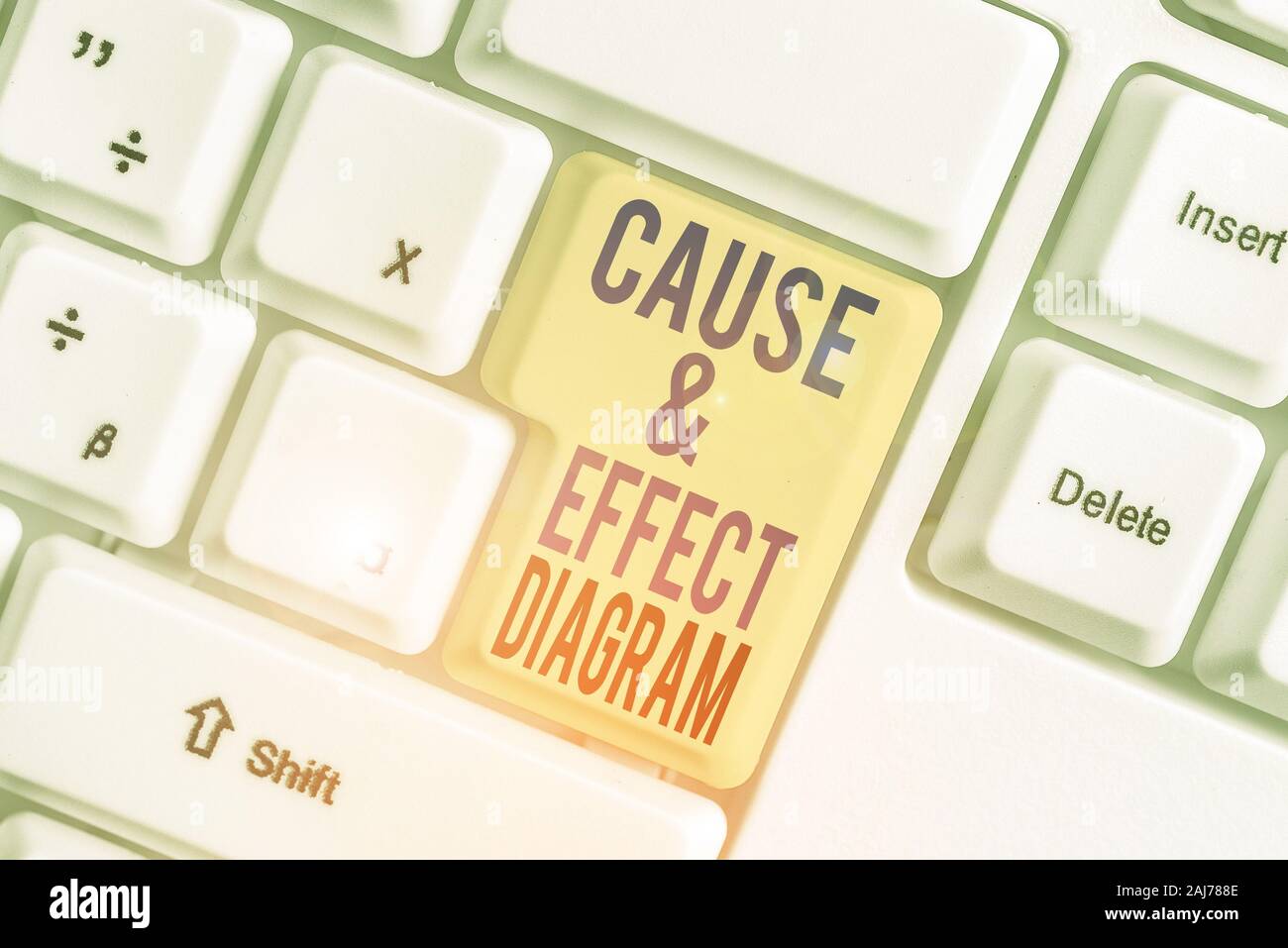 Word writing text Cause and Effect Diagram. Business photo showcasing ...