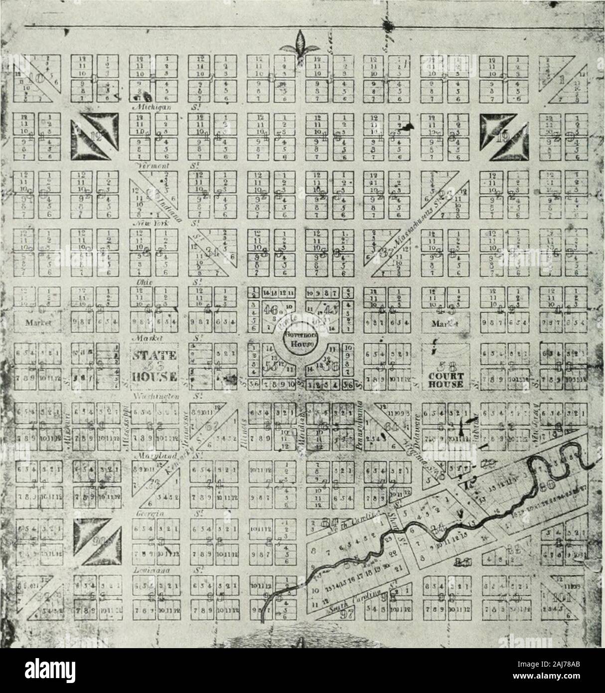 Plat of indianapolis hi-res stock photography and images - Alamy