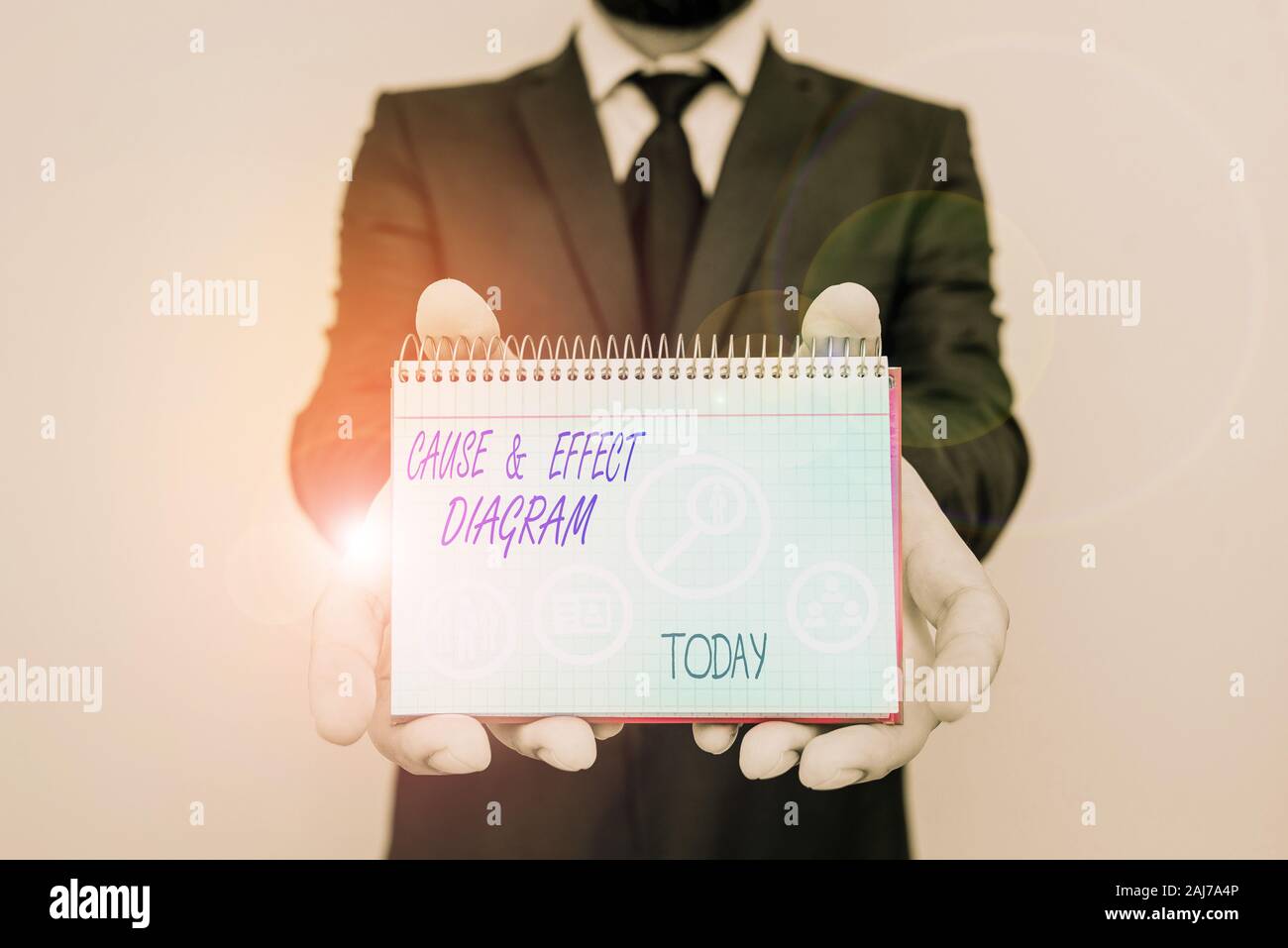 Handwriting text writing Cause and Effect Diagram. Conceptual photo ...