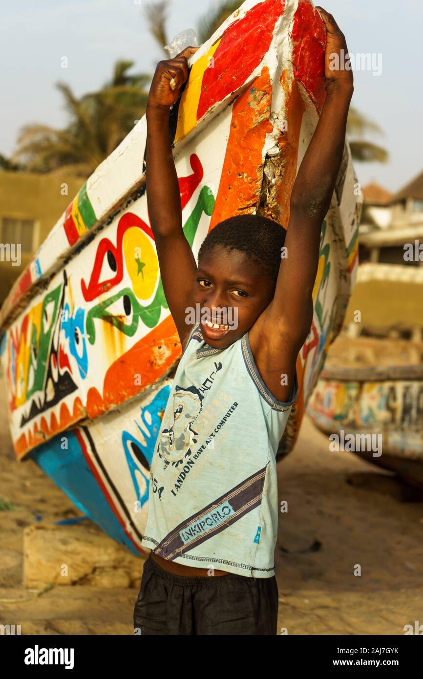 African boy boat hi-res stock photography and images - Alamy
