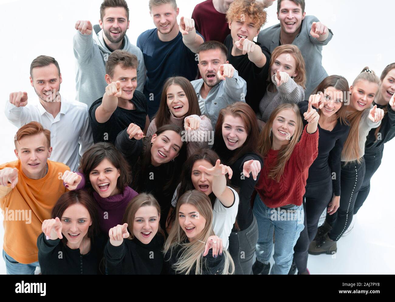 Diverse young people lined hi-res stock photography and images - Alamy