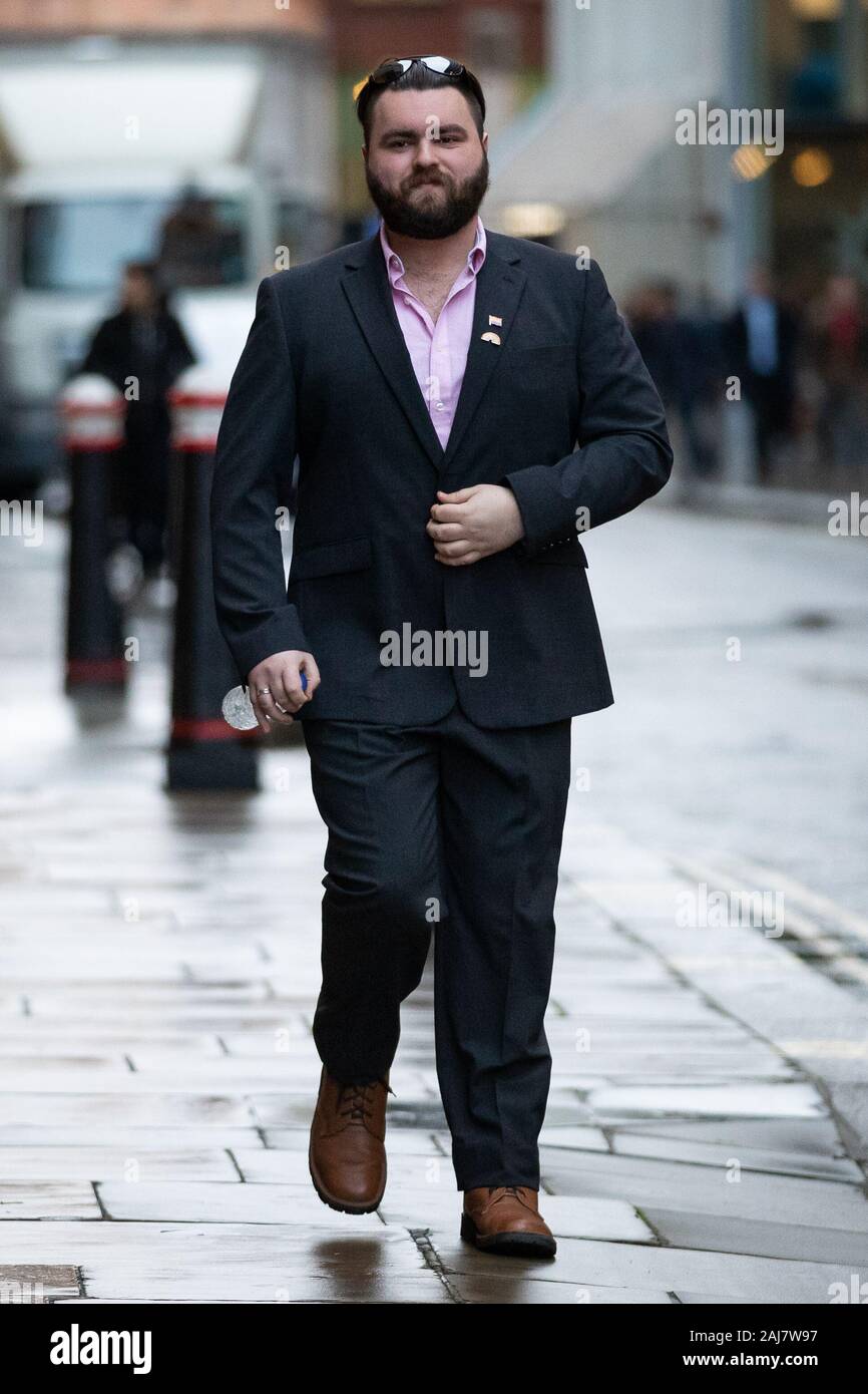 Andrew Dymock arrives at the Old Bailey, London, where he is appearing ...