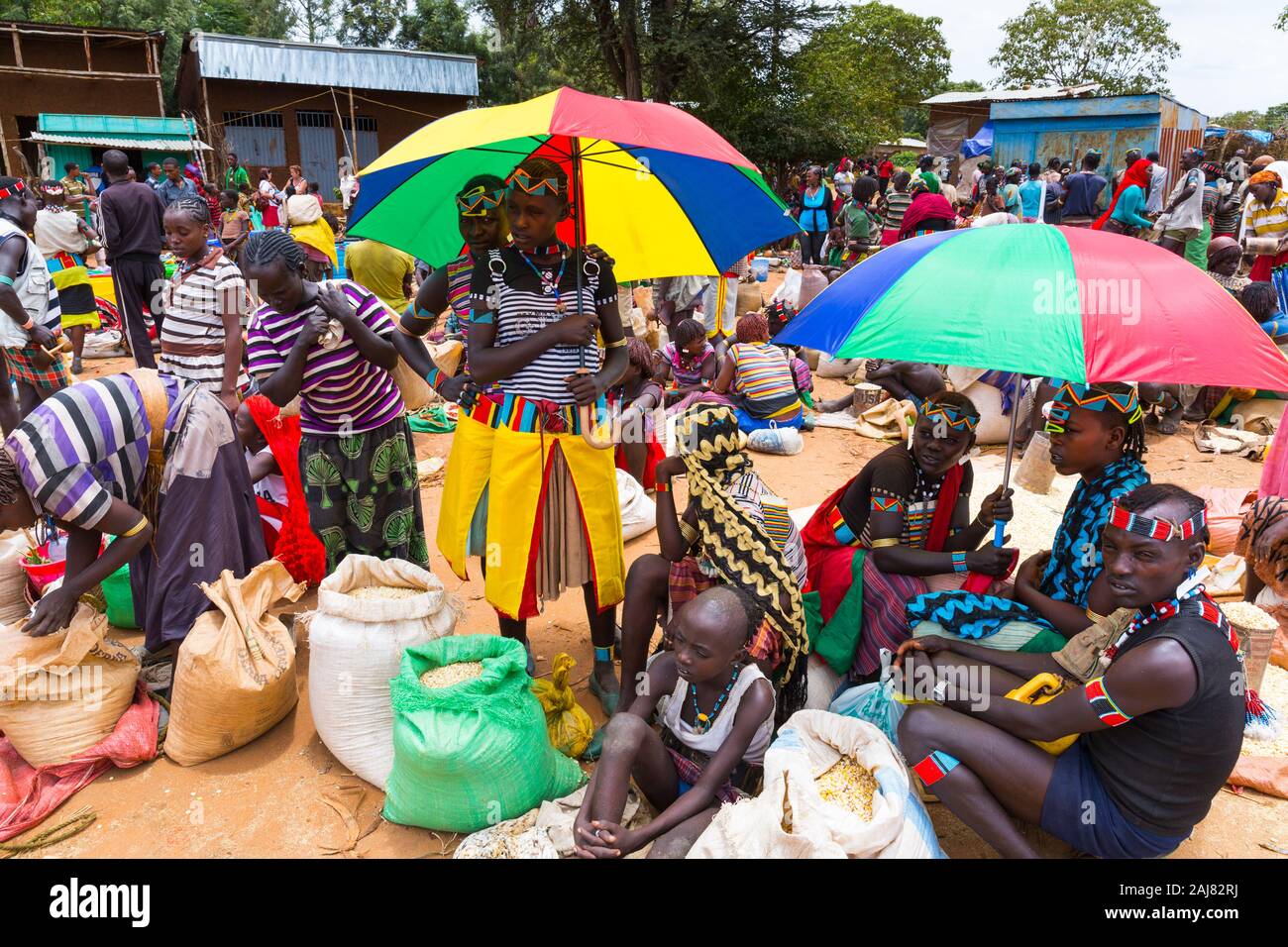 Banna people, Omo valley, Naciones, Ethiopia, Africa Stock Photo - Alamy