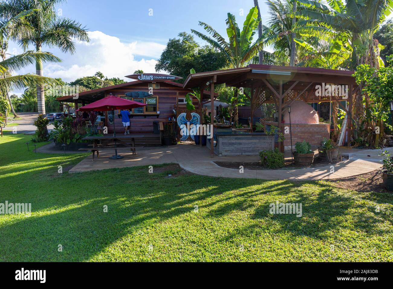 Jaws Country store, Maui, Hawaii Stock Photo - Alamy
