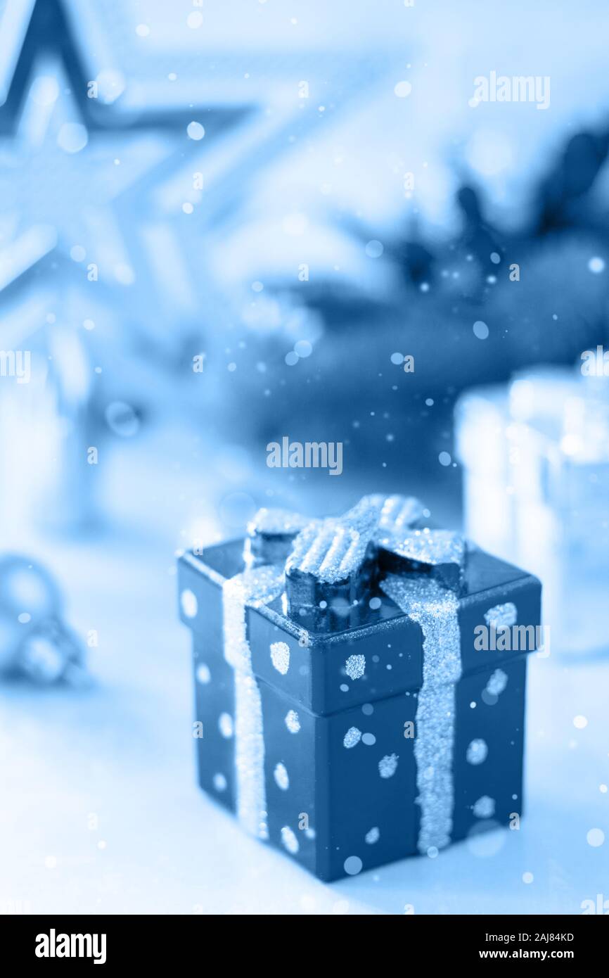 Classic blue 2020. Gradient color palette. Christmas background ...