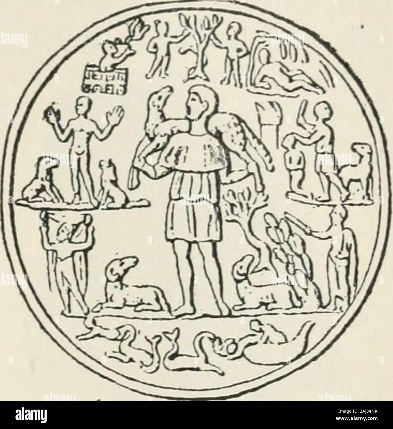 Monuments of the early church . Fig. 155. — Metal ampulla in Monza ...