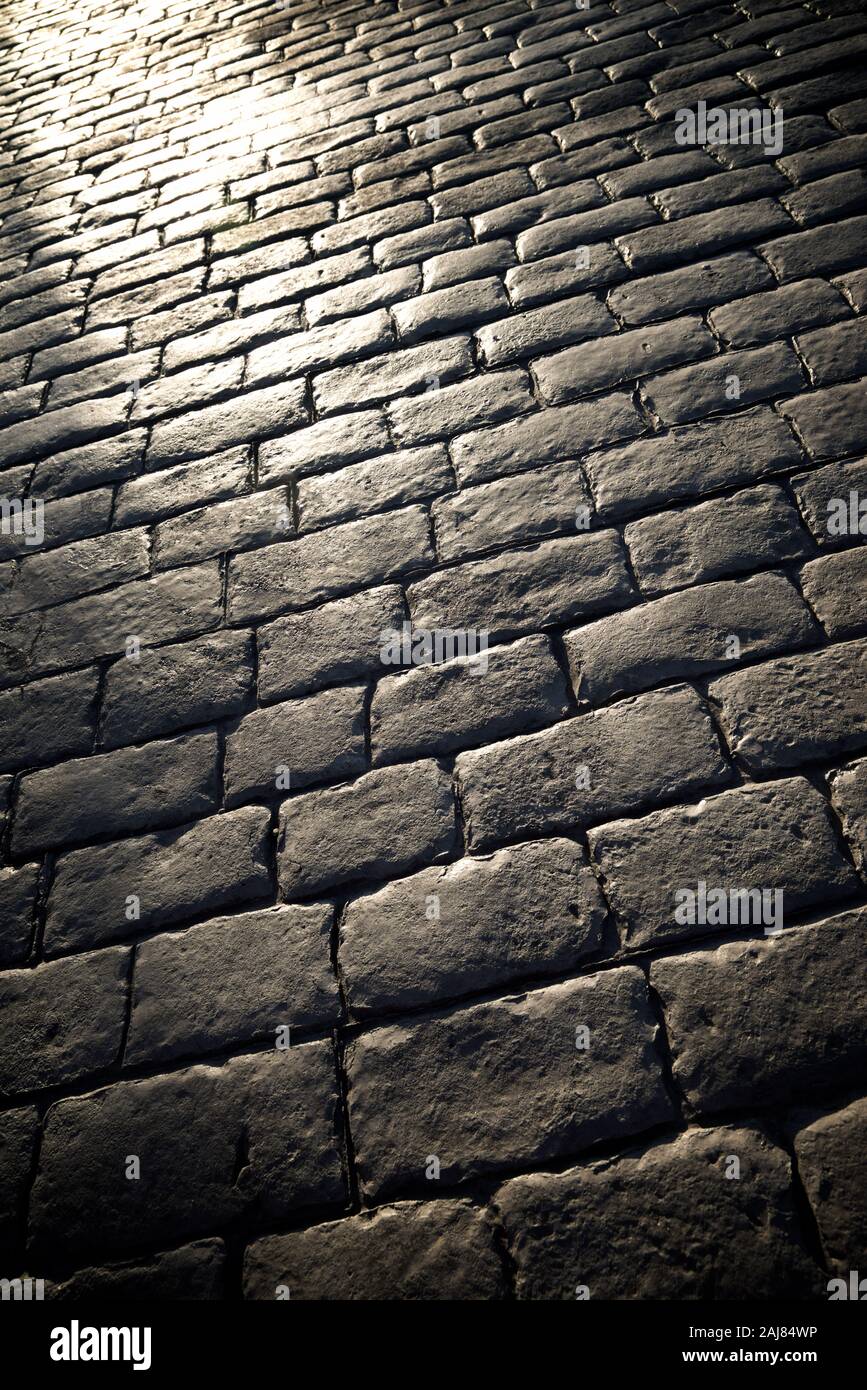 Floor of a street with stone tiles Stock Photo - Alamy