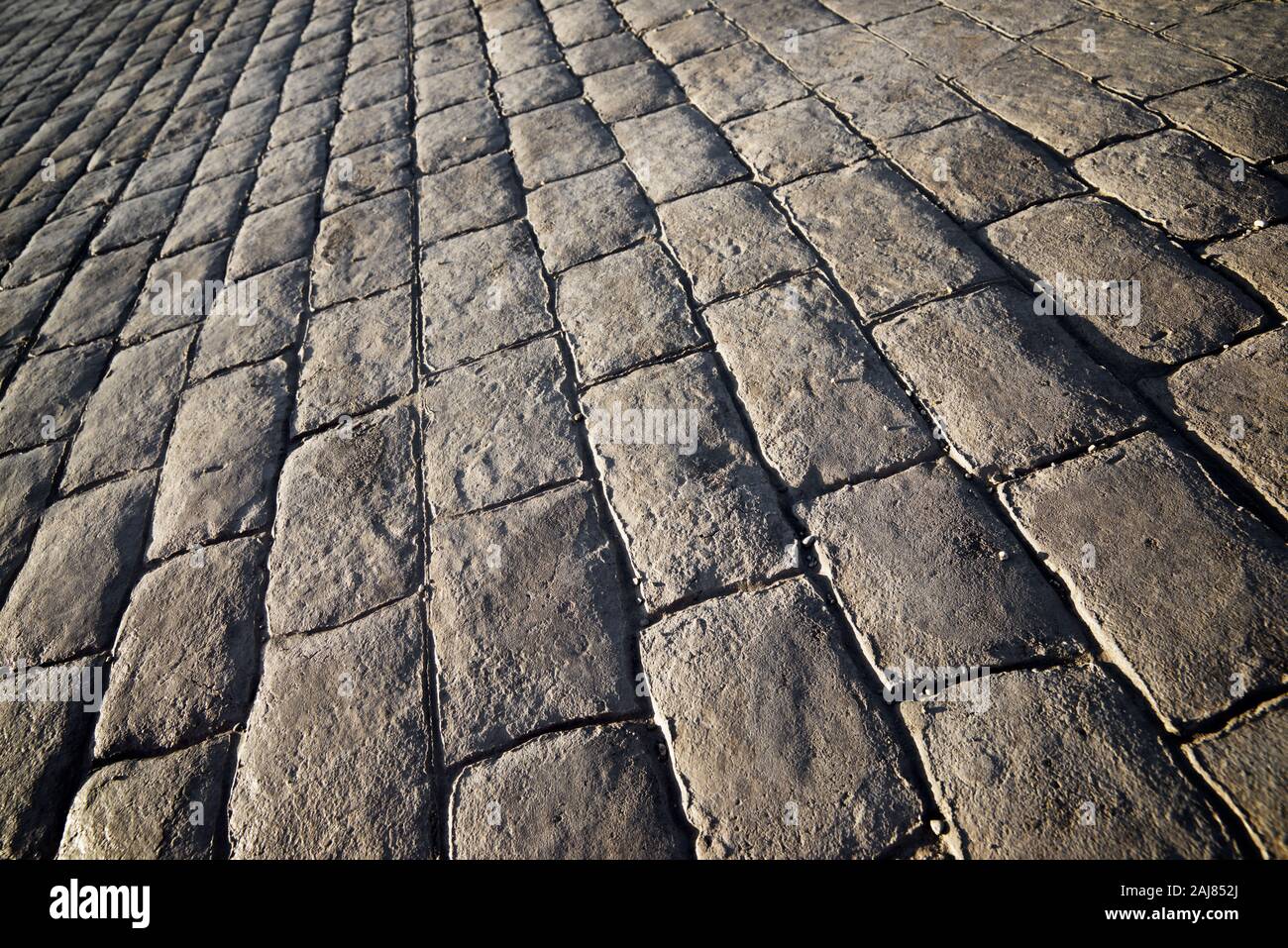 Floor of a street with stone tiles Stock Photo - Alamy