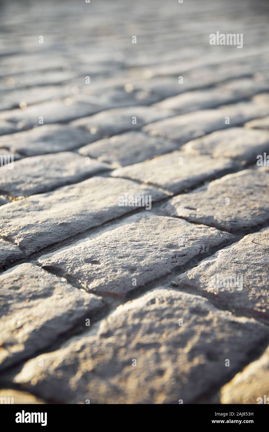 Floor of a street with stone tiles Stock Photo - Alamy