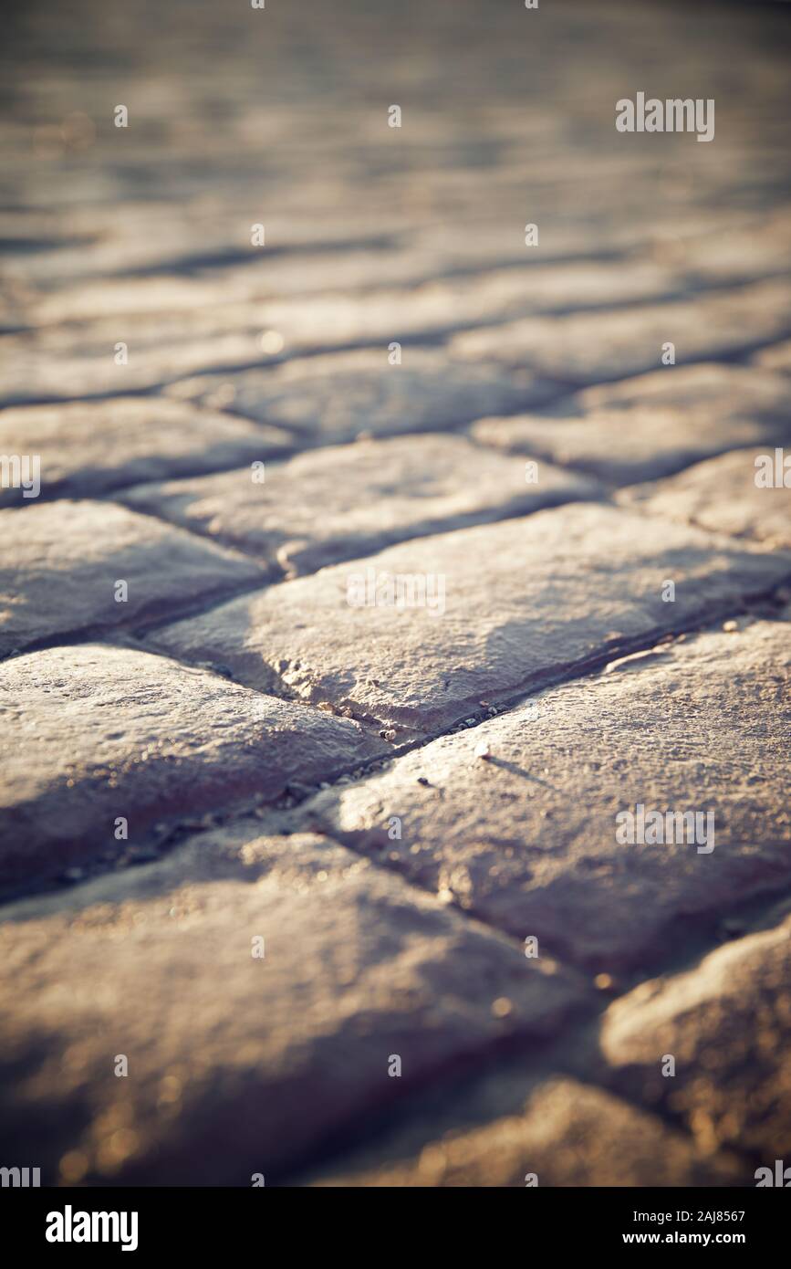 Floor of a street with stone tiles Stock Photo - Alamy