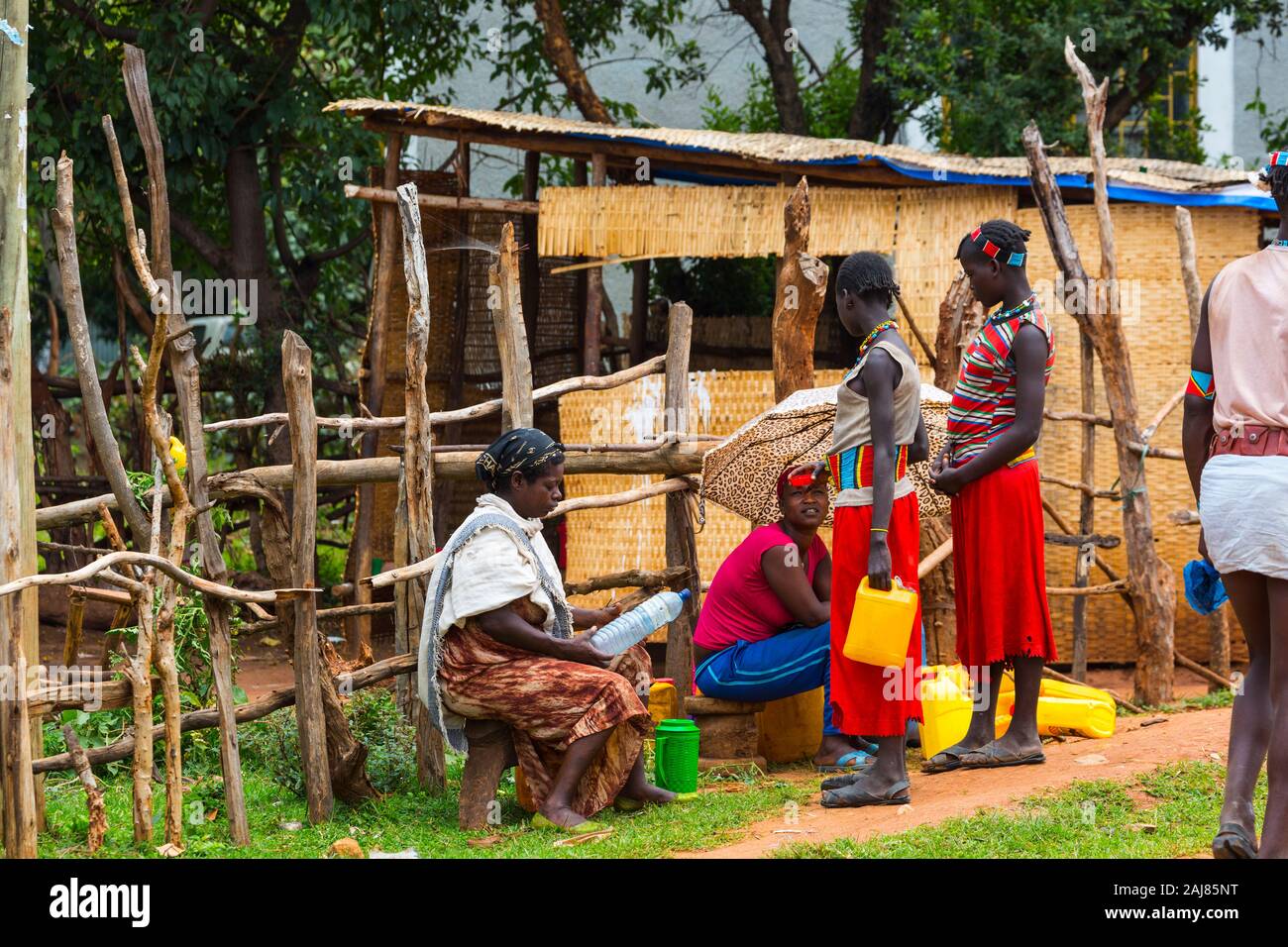 Banna people, Omo valley, Naciones, Ethiopia, Africa Stock Photo - Alamy