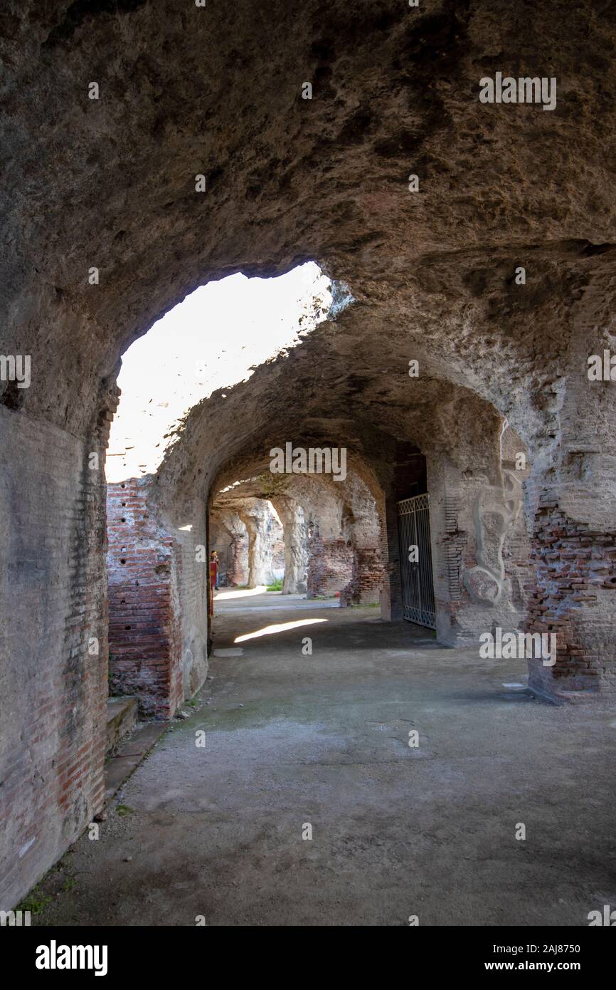 Ruins ancient roman amphitheatre capua hi-res stock photography and ...