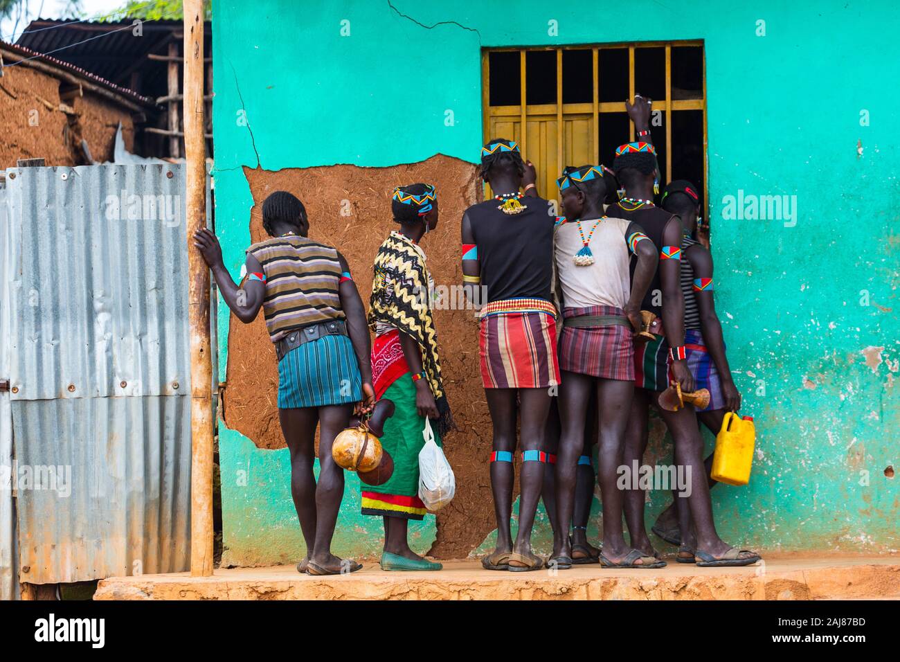 Banna people, Omo valley, Naciones, Ethiopia, Africa Stock Photo - Alamy