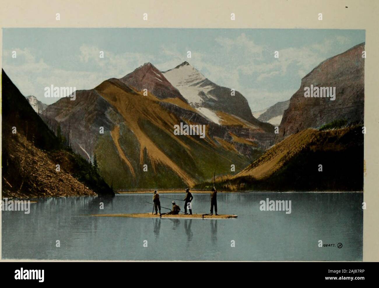 Souvenir of Edmonton, Alta . View from Wolfe Creek, Mount Geike in ...