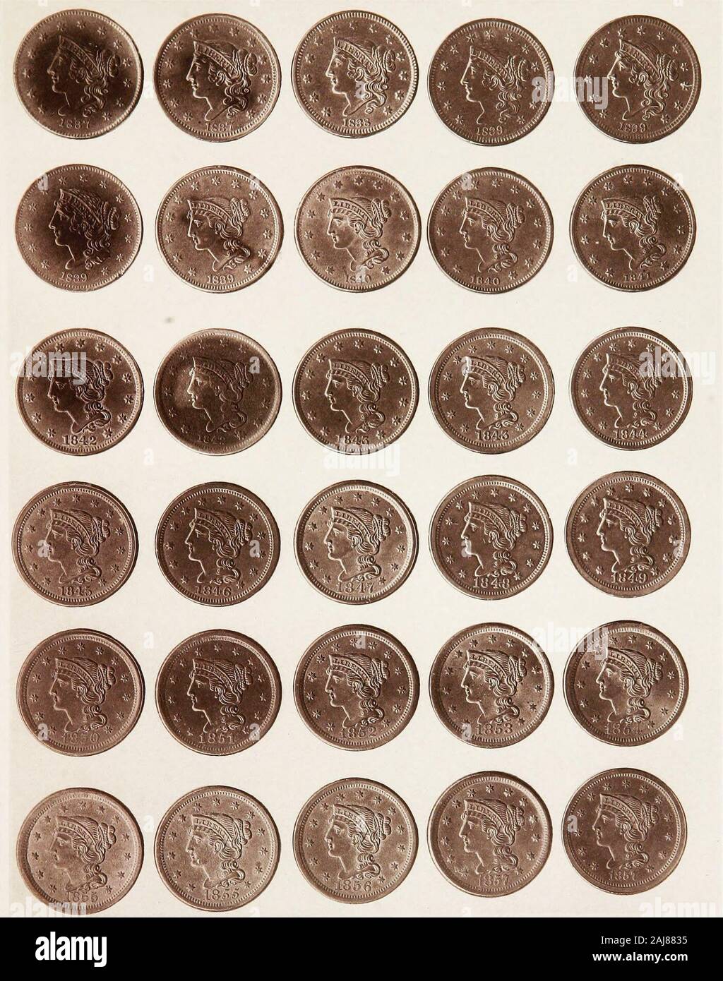 Monograph of United States cents and half cents issued between the ...