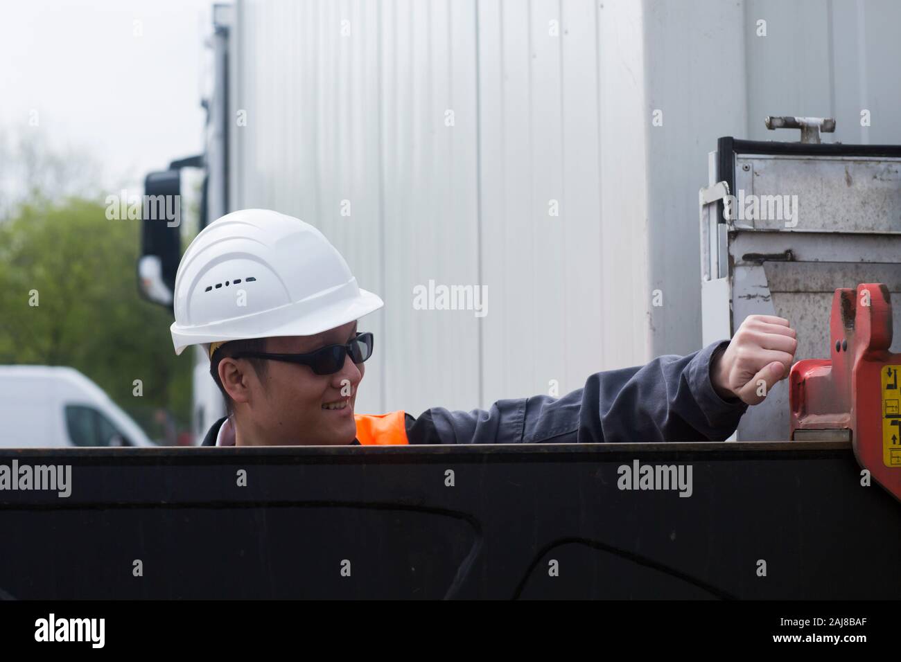 Outside container hi-res stock photography and images - Alamy