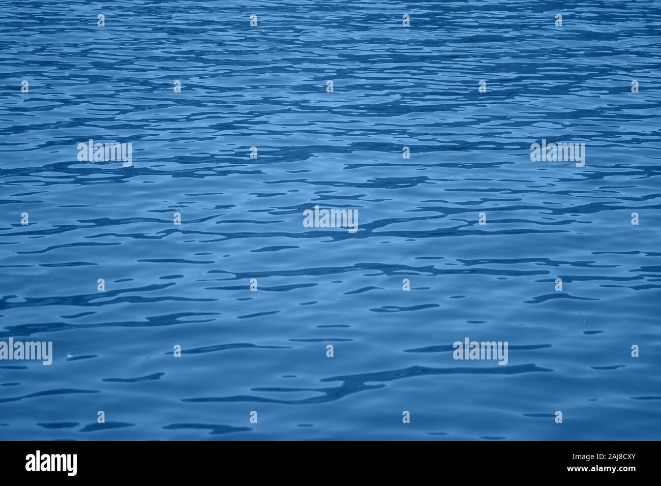 Classic blue 2020. Gradient color palette. Waves on water. Blue water ...