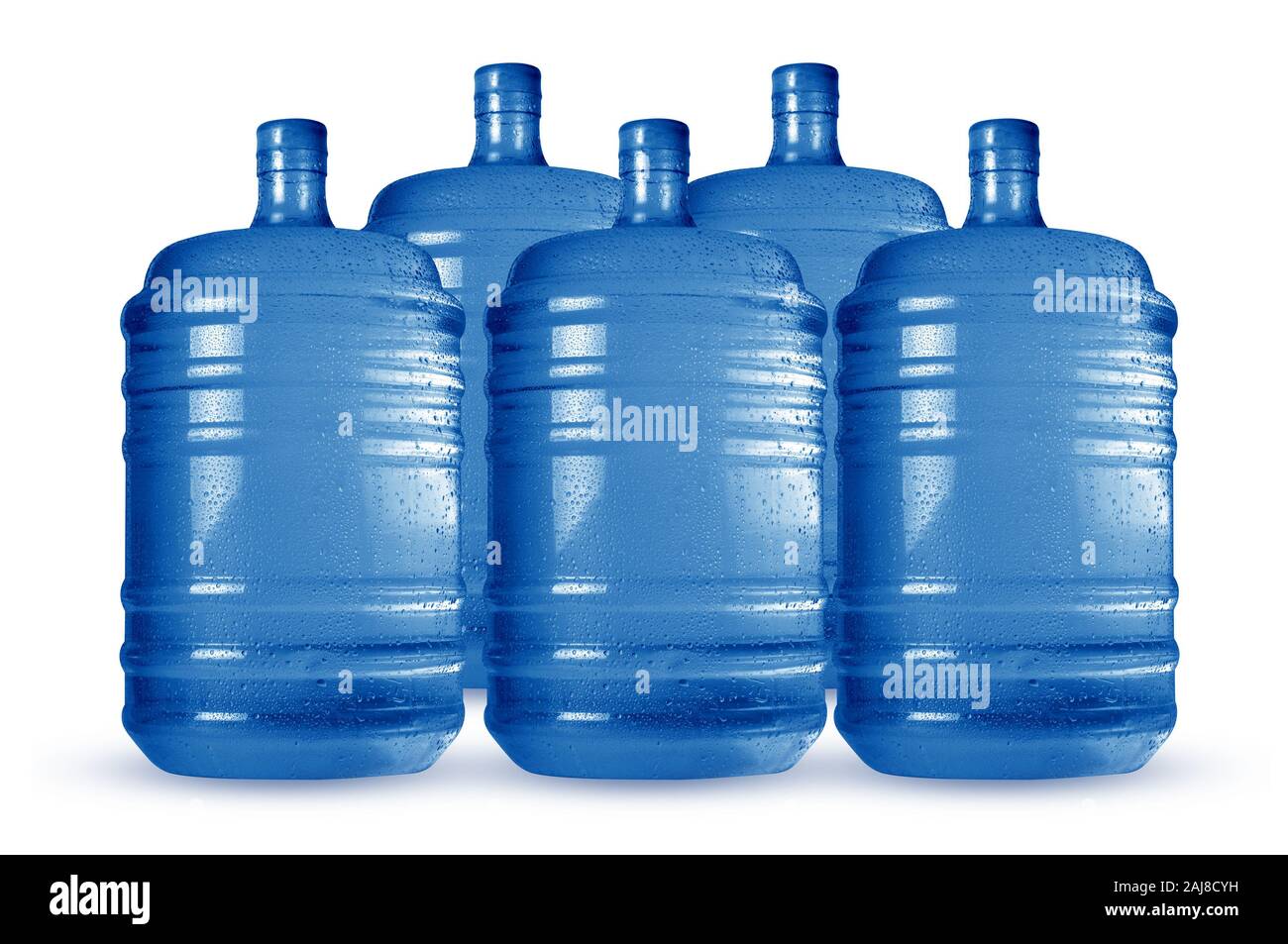 Plastic water cans Cut Out Stock Images & Pictures - Alamy