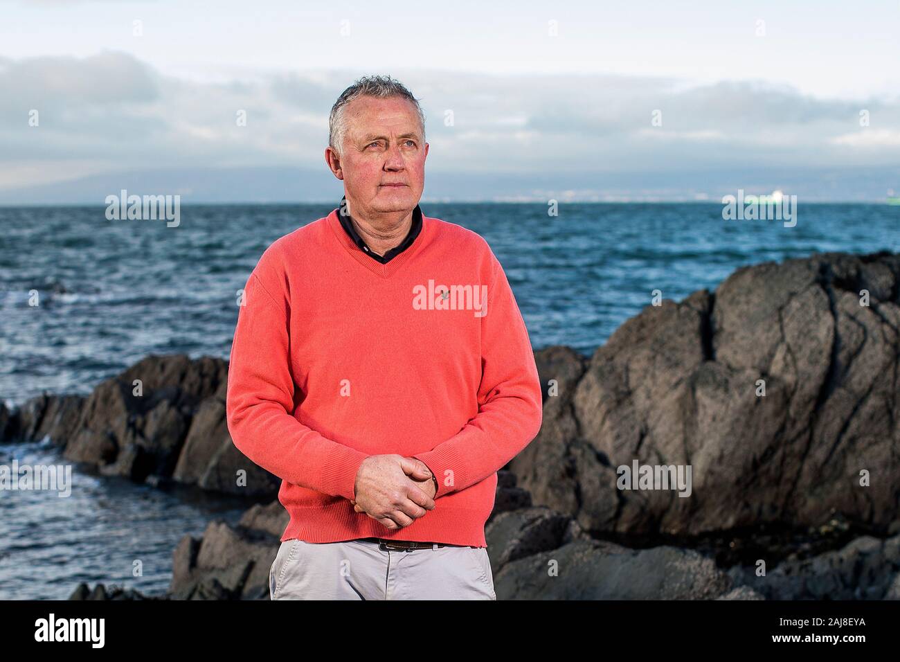 Reverend Terry Laverty on the north Down coastline. Laverty from ...