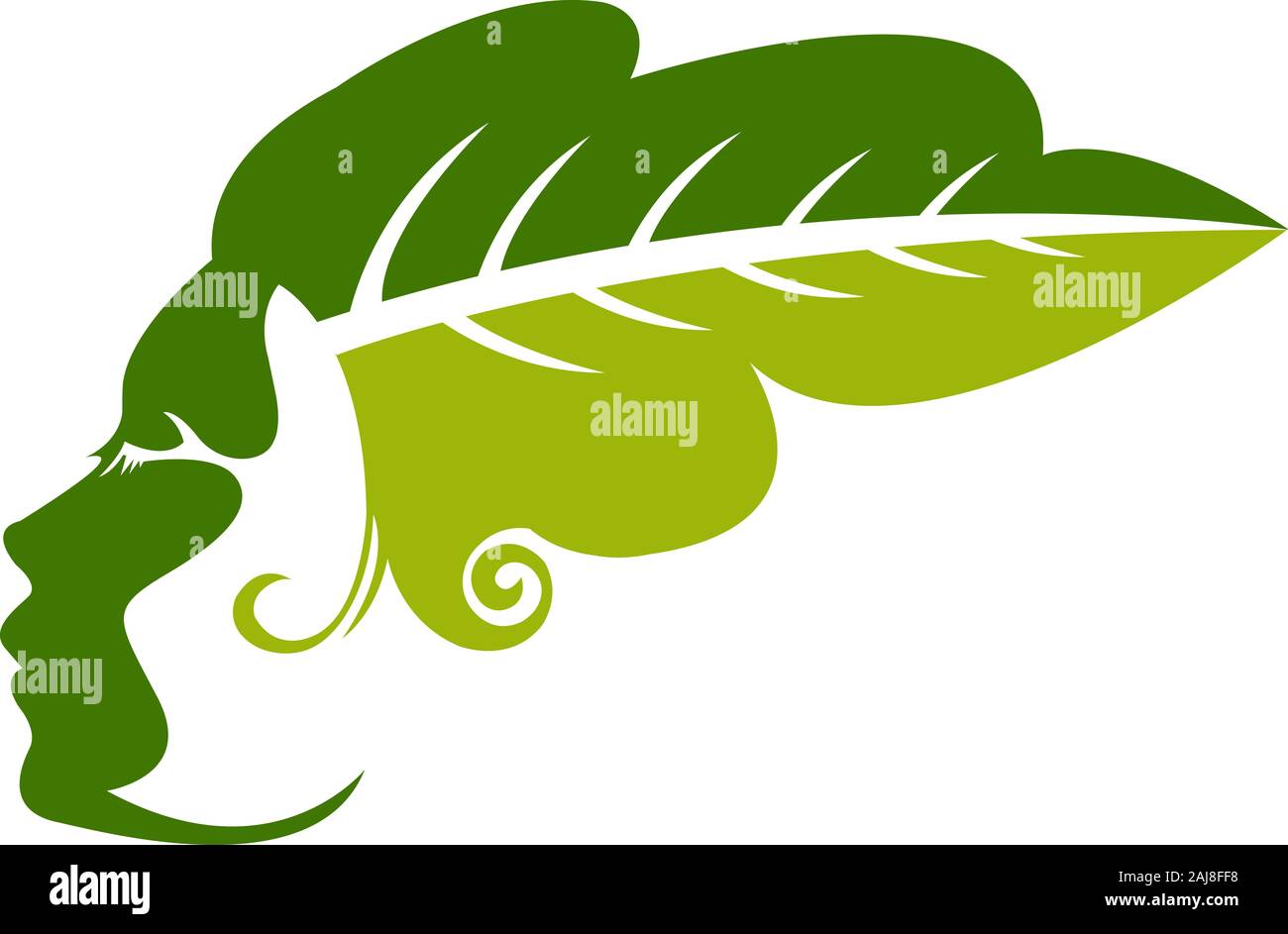 Leaf circle colours Cut Out Stock Images & Pictures - Alamy