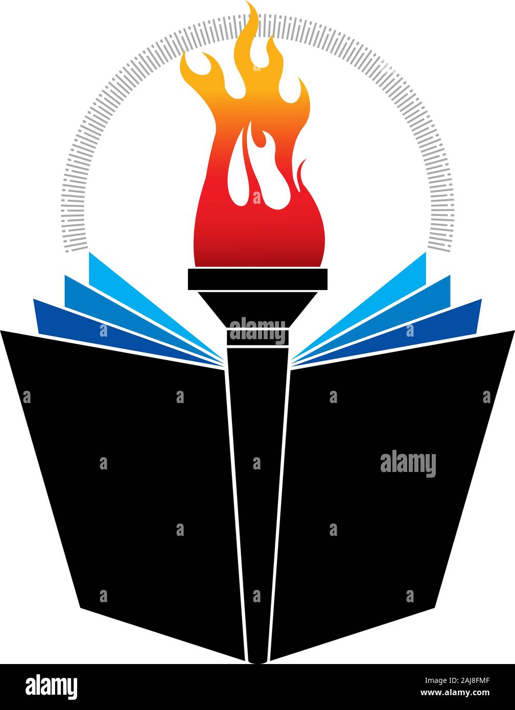 Flame of knowledge torch hi-res stock photography and images - Alamy