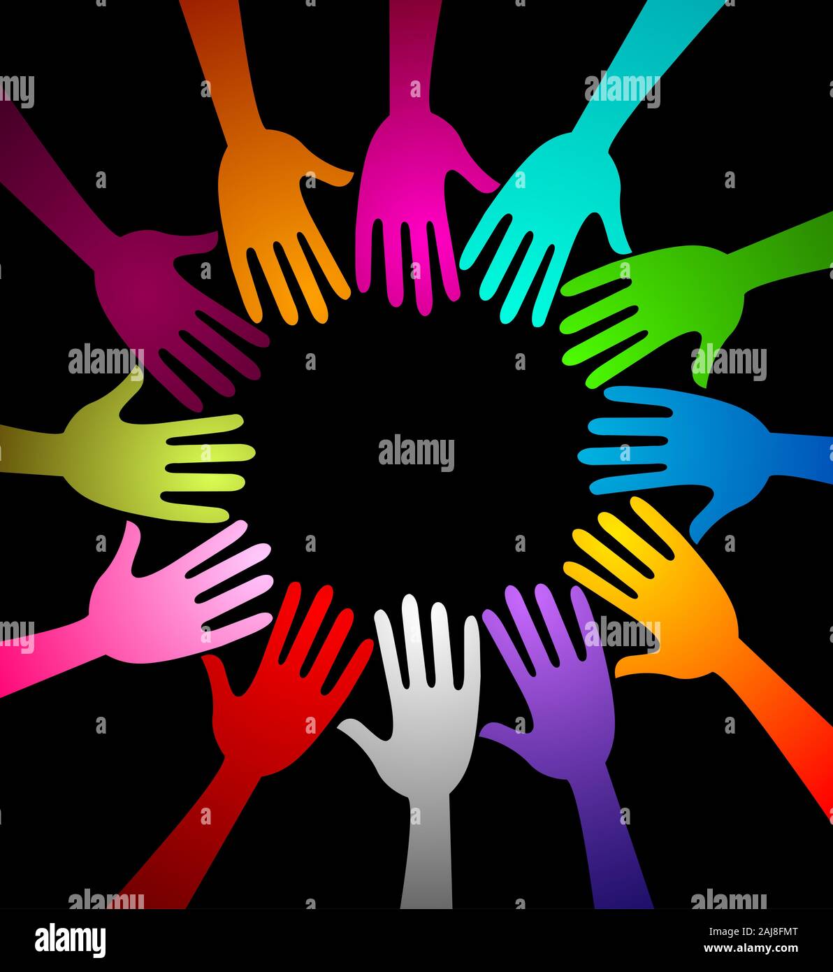 Women arm round hi-res stock photography and images - Alamy