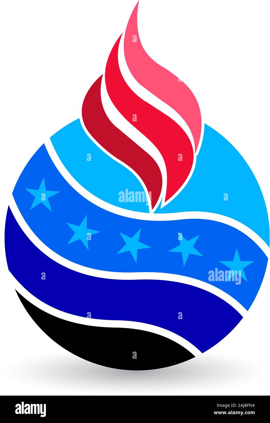 Flame Fire Hot Curve Icon High Resolution Stock Photography and Images ...