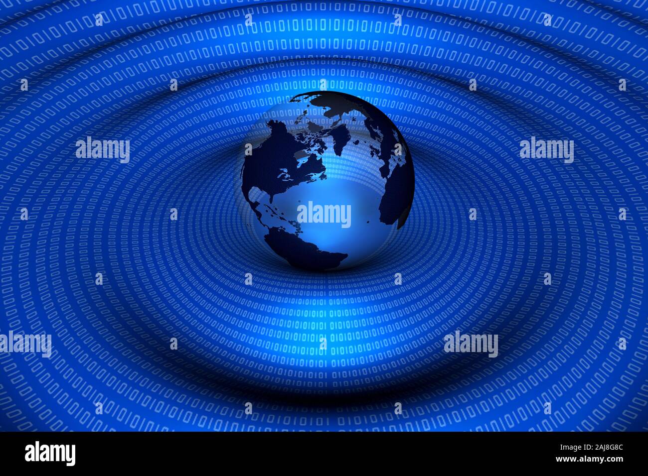 Circuit pattern globe hi-res stock photography and images - Alamy