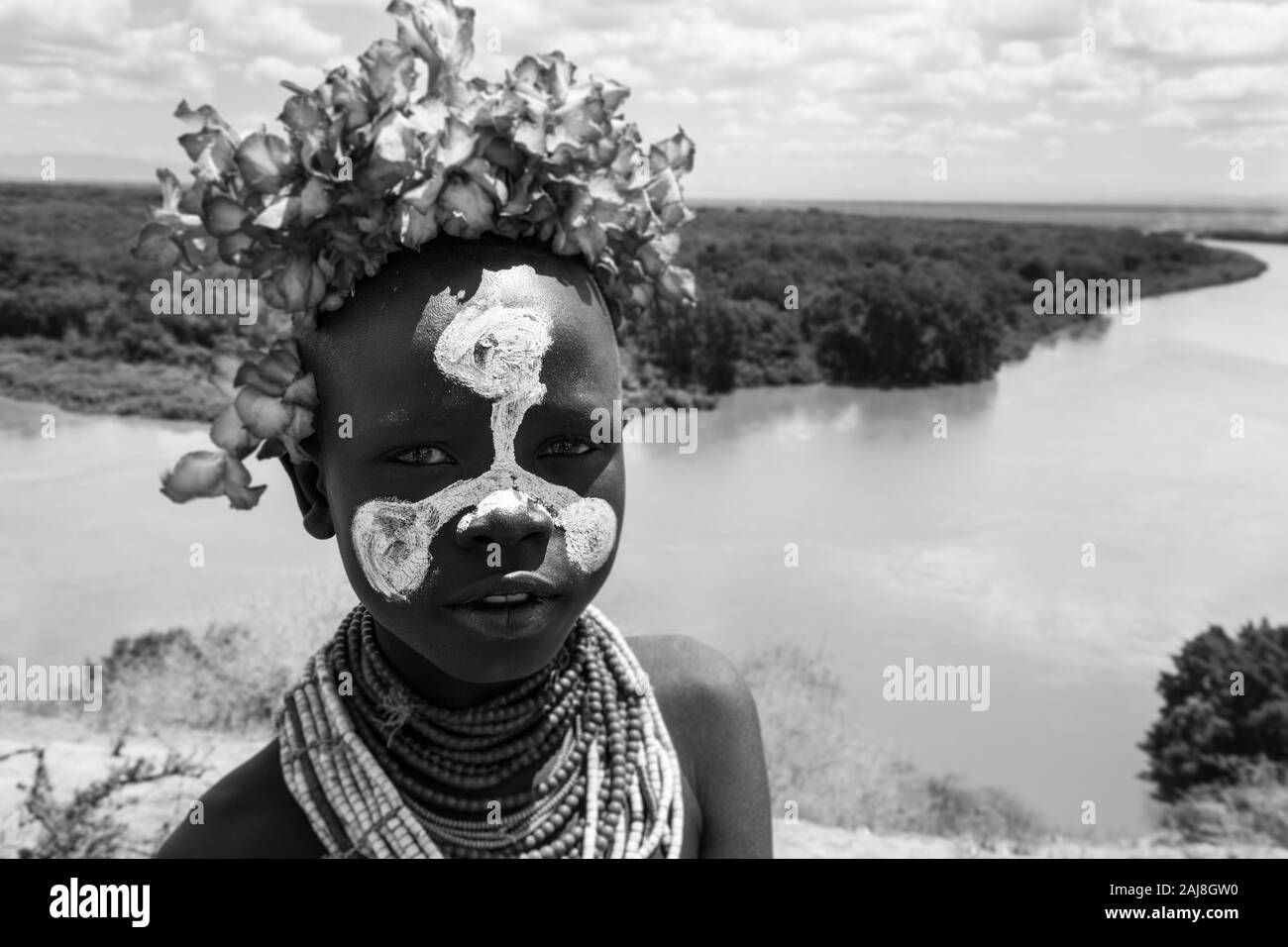 Karo people, Omo valley, Naciones, Ethiopia, Africa Stock Photo - Alamy