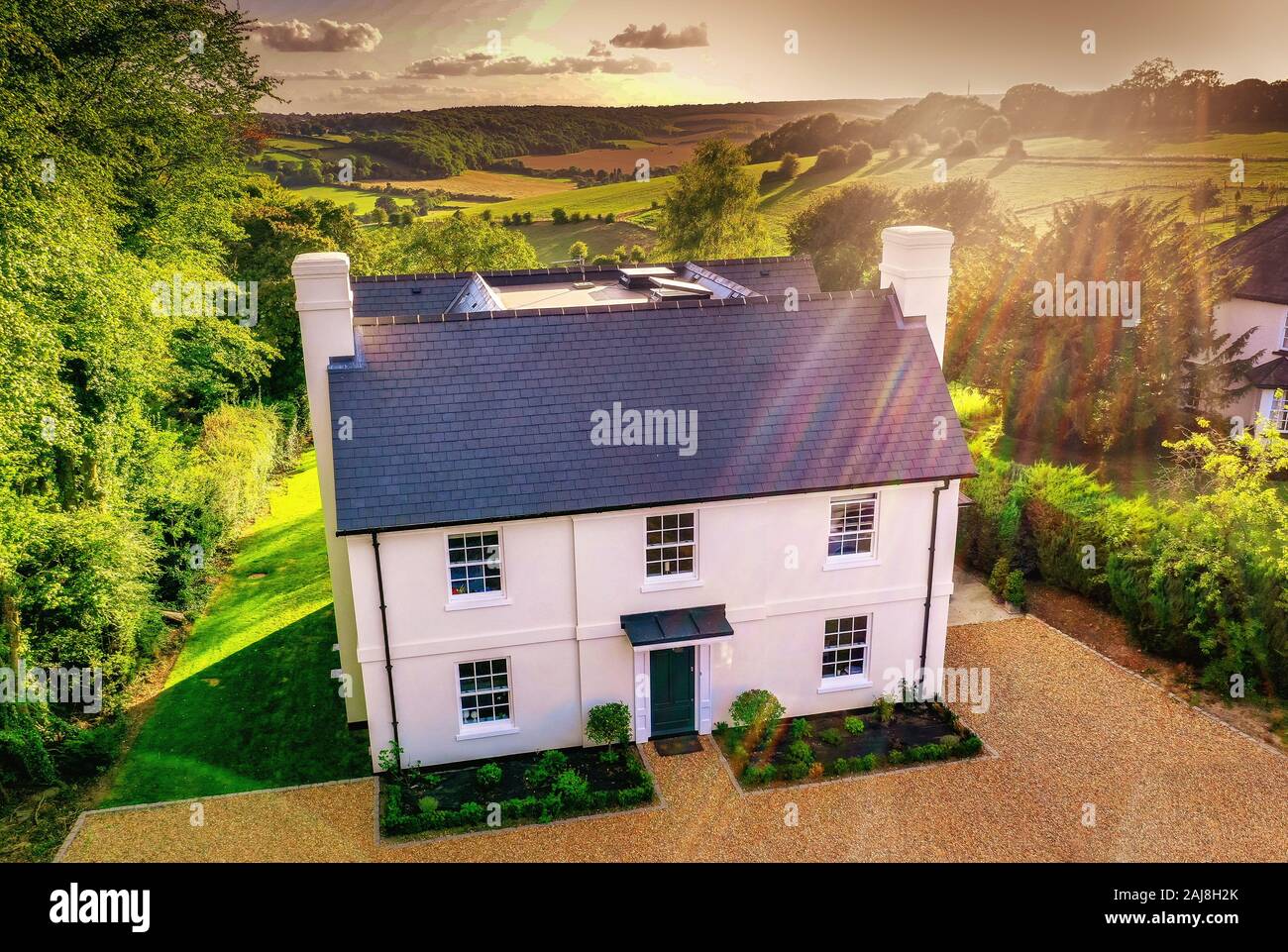 New House Build Stock Photo - Alamy