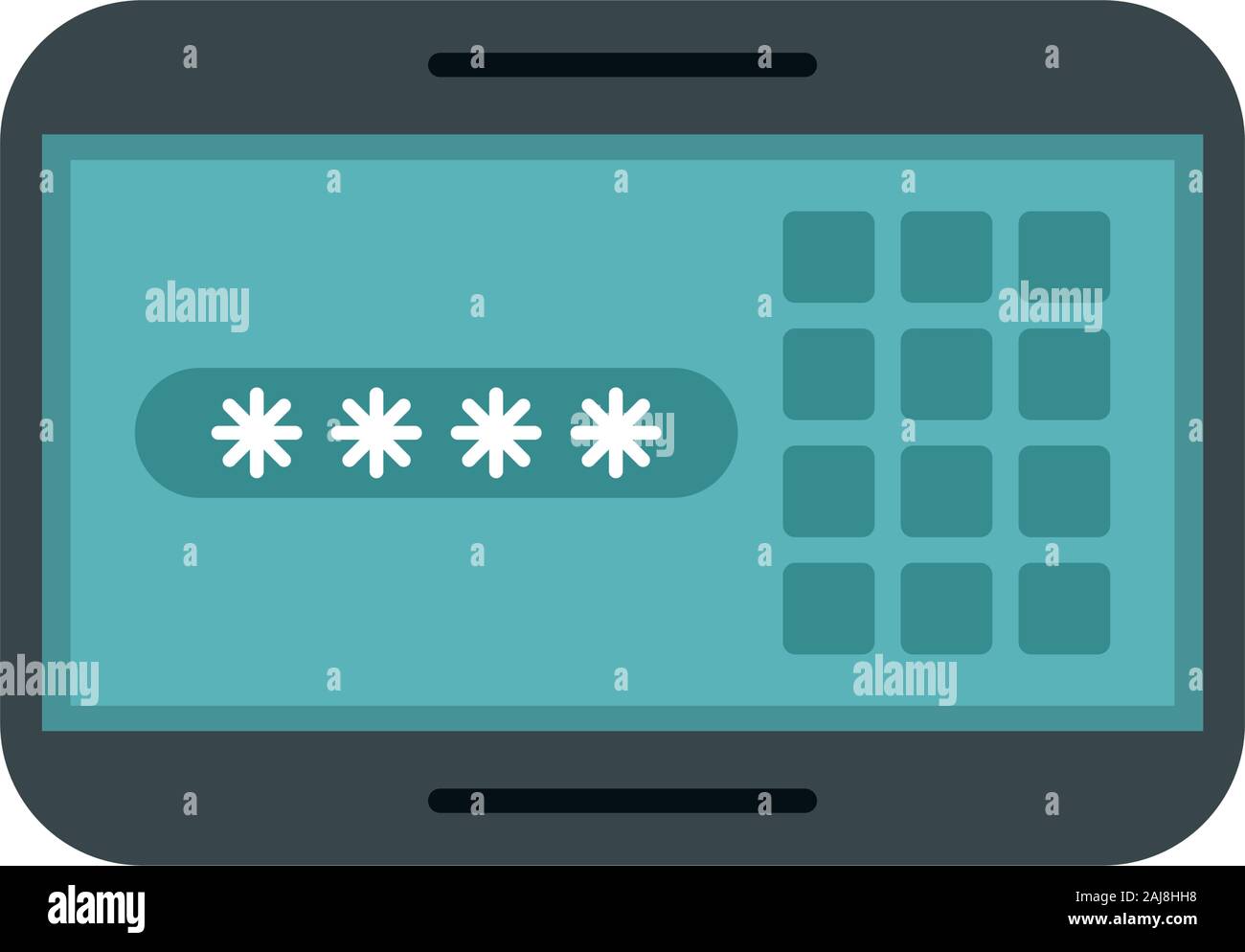 password code security panel digital Stock Vector Image & Art - Alamy