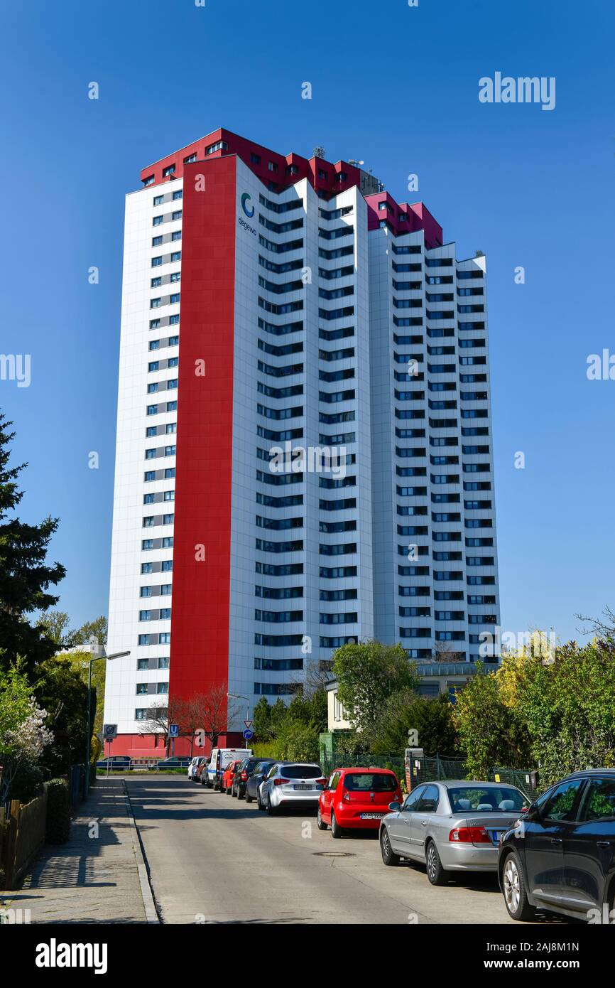Wohnhochhaus, Zwickauer Damm 12, Gropiusstadt, Neukölln, Berlin ...