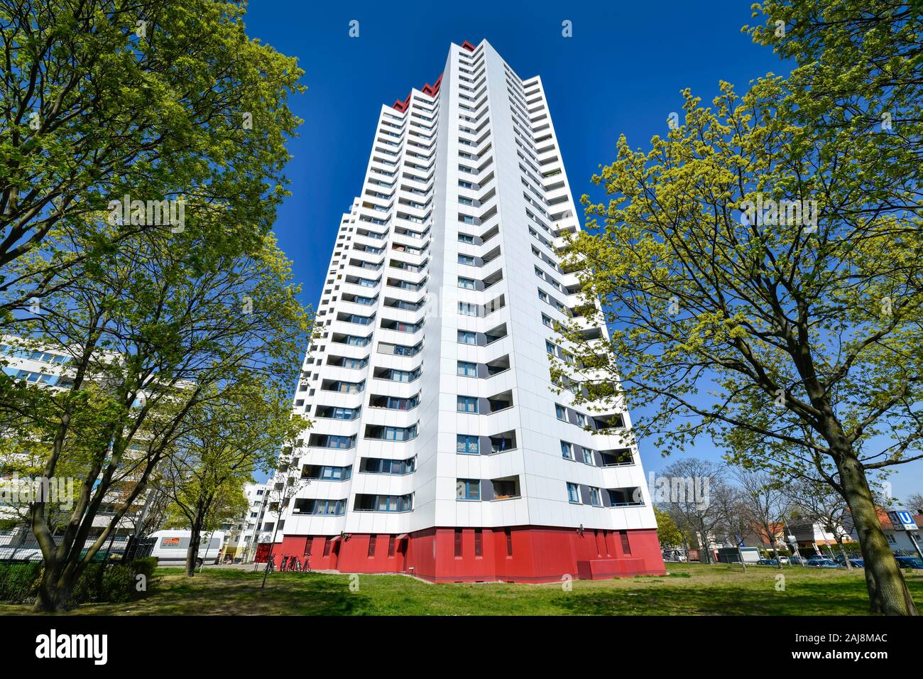 Wohnhochhaus, Zwickauer Damm 12, Gropiusstadt, Neukölln, Berlin ...