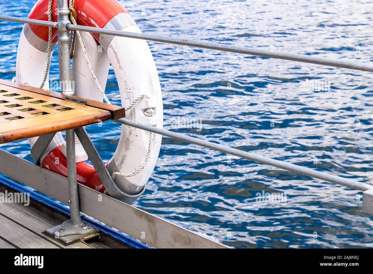 Ferry and Lake Stock Photo - Alamy