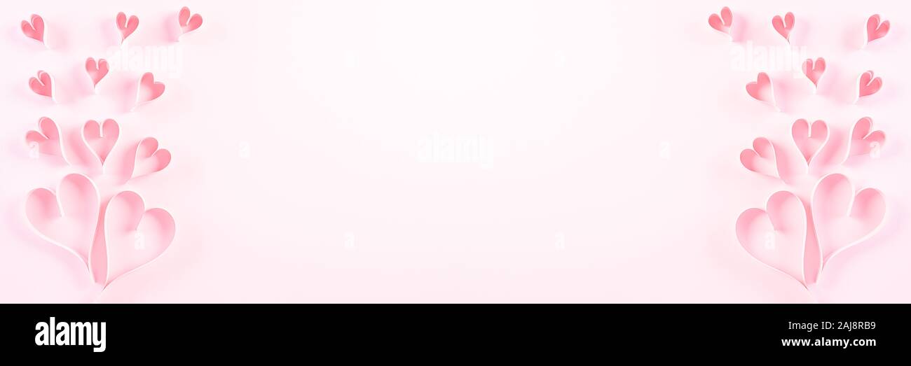 Light Pink Heart Border