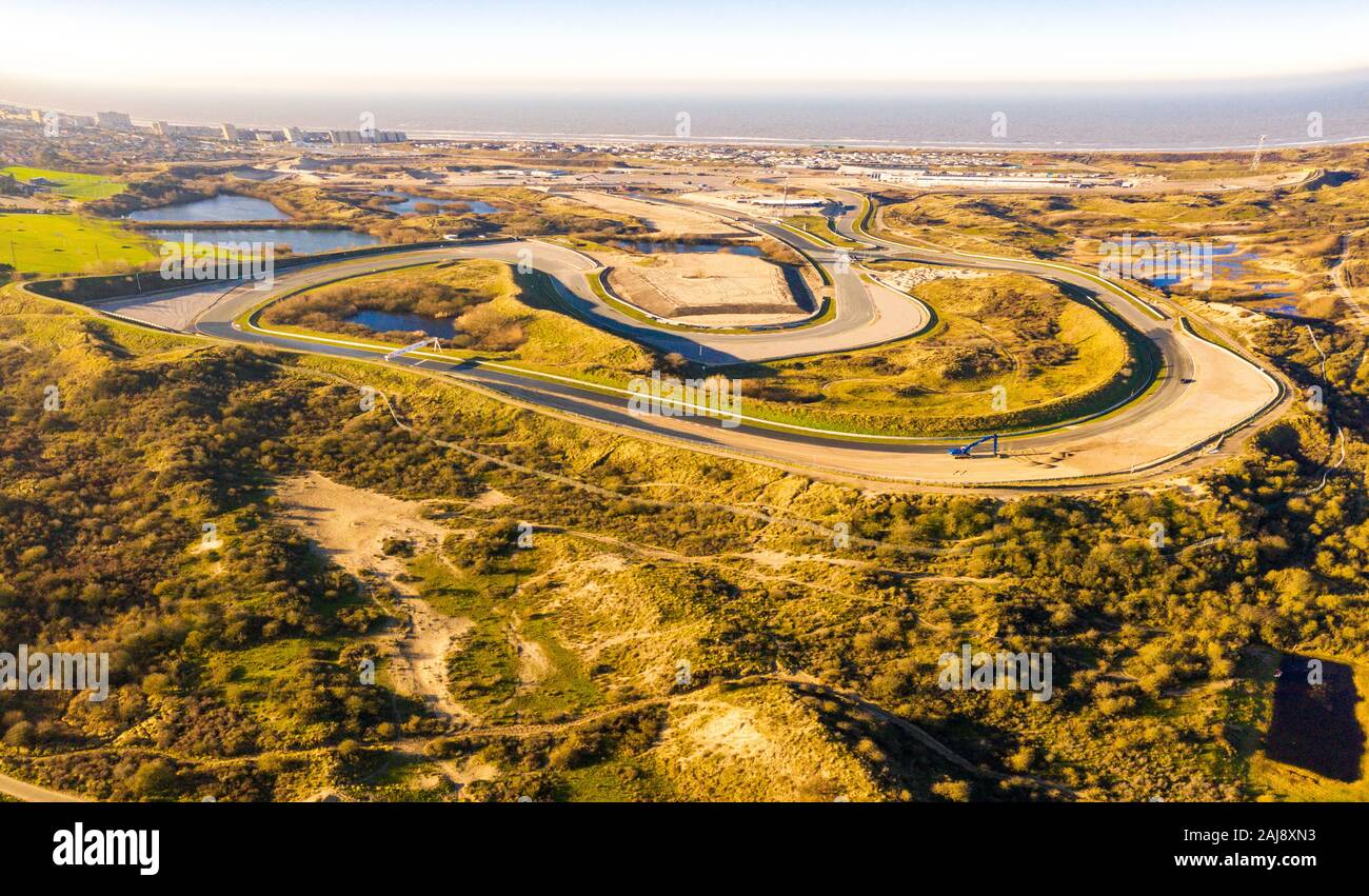 Aerial of Zandvoort circuit, the Netherlands Stock Photo - Alamy