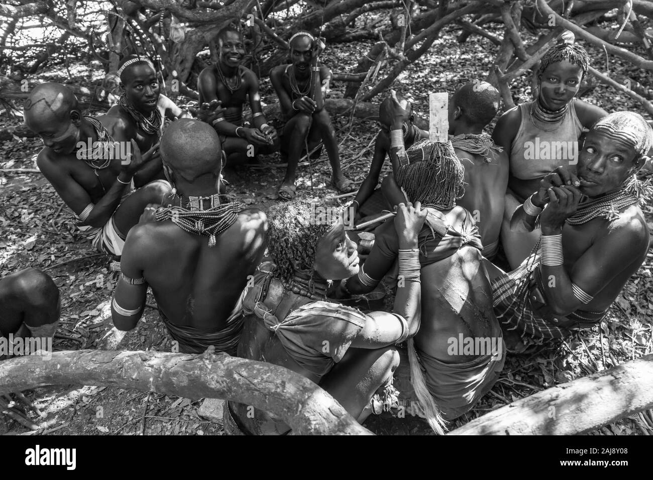 Hamer people, Omo valley, Naciones, Ethiopia, Africa Stock Photo - Alamy