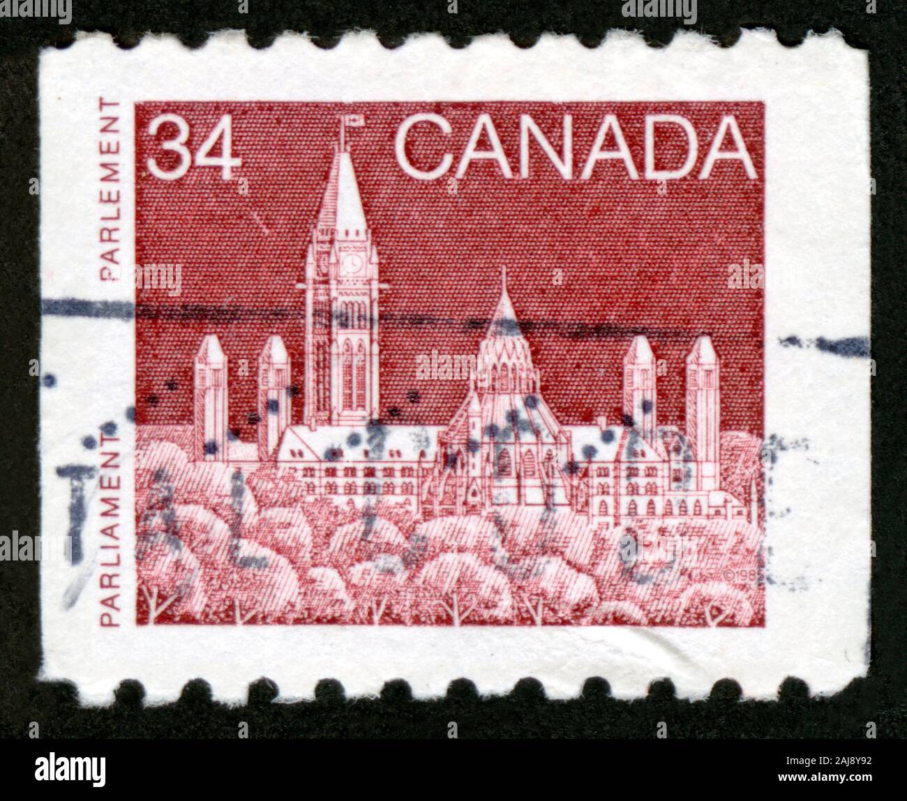 Canada postage stamp architecture hi-res stock photography and images ...