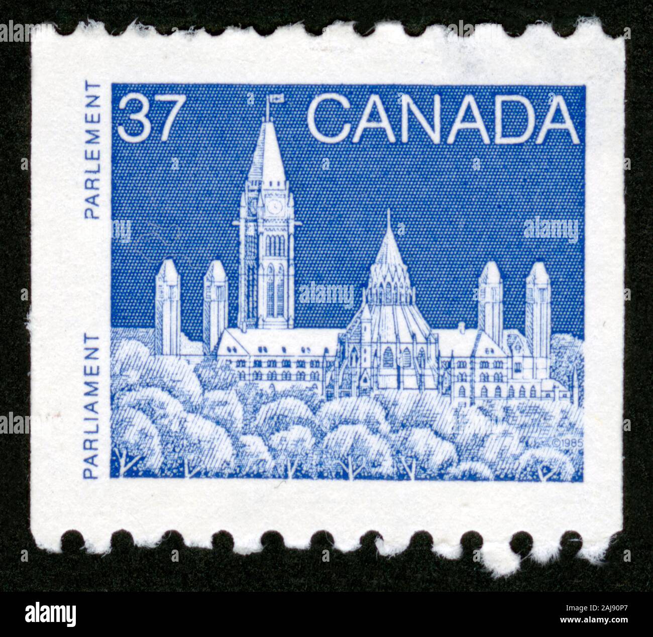 Canada postage stamp architecture hi-res stock photography and images ...