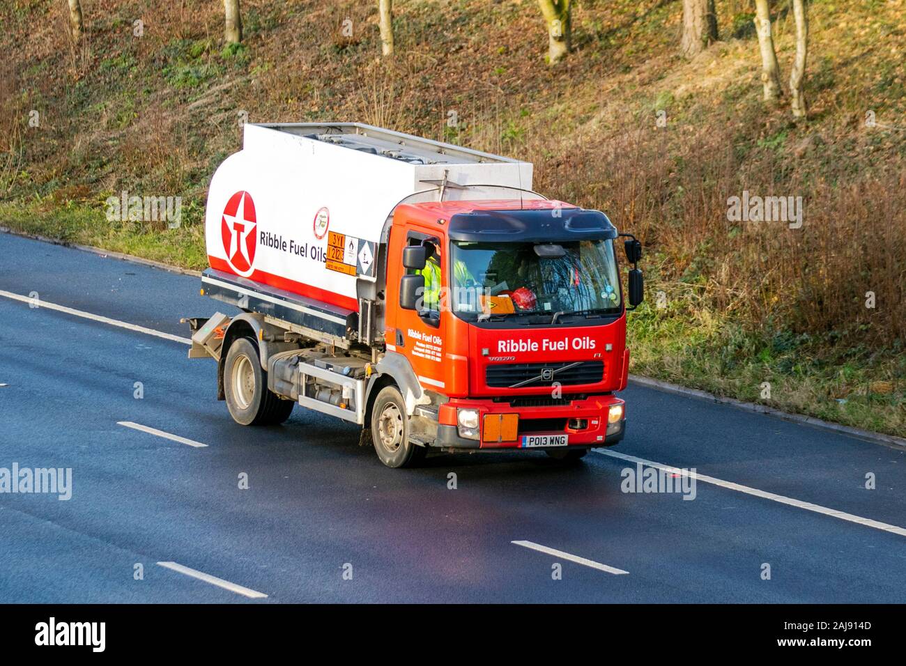 Ribble Fuel Oils; Motorway heavy bulk Haulage delivery trucks, haulage ...