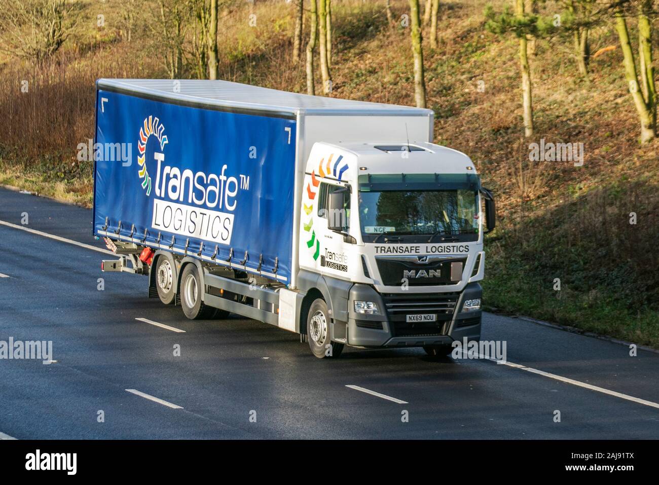 Transafe Logostics; Motorway heavy bulk Haulage delivery trucks ...